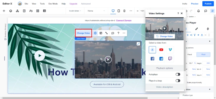 How To Add And Set Up Wix Video | Wiksit